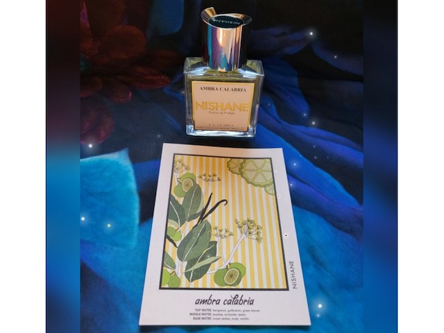 Nishane Ambra Calabria extrait de parfum, original