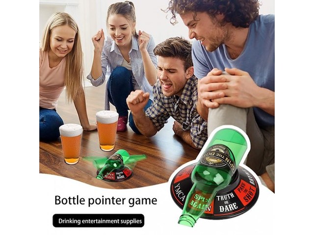 Drinking game spin bootle