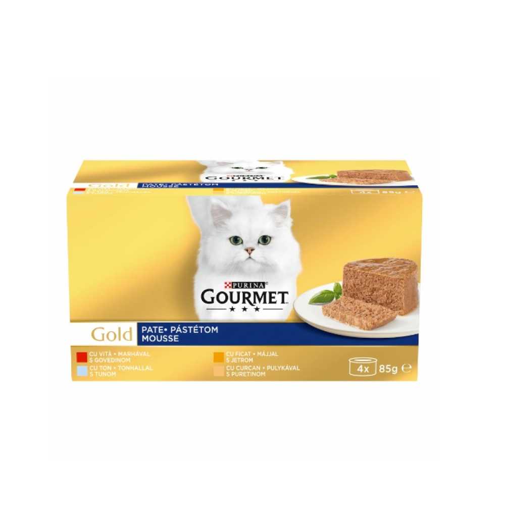 GOURMET GOLD Multipack Govedina pašteta 4x85g