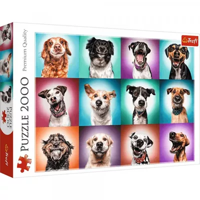 Trefl PUZZLE 2000 FuNNY DOGS 27119