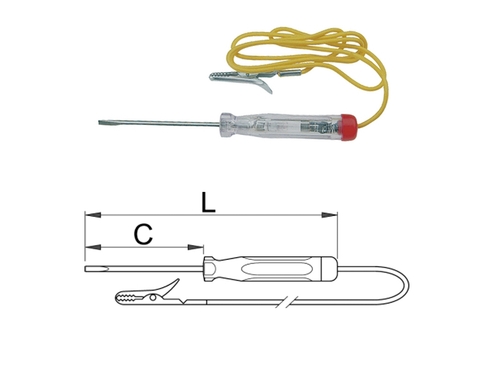 Ispitivač napona 6 -12V automobilski 631 140x60mm Unior(4402)
[601688]