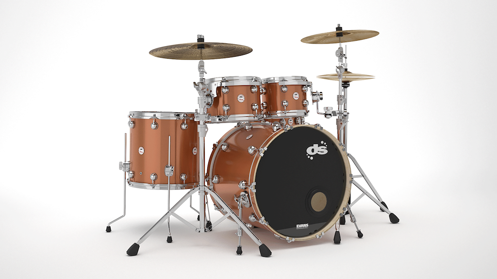 DS Drum Venom Tour Kit - Copper Cup finish shell set