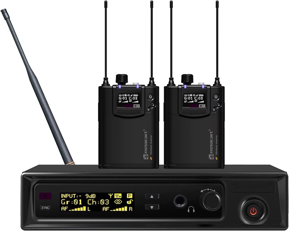 RELACART PM-320 Pro Wireless Stereo in Ear Monitor System