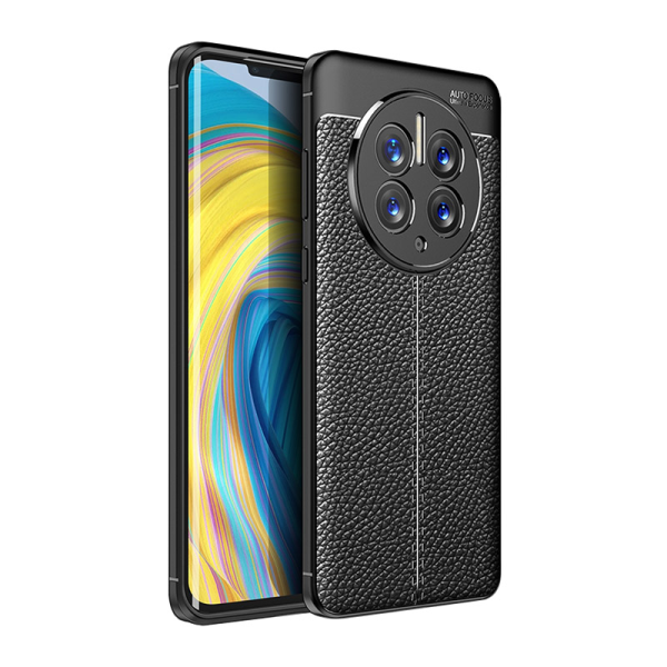 Maska Elegant man exclusive za Huawei Mate 50 Pro crna