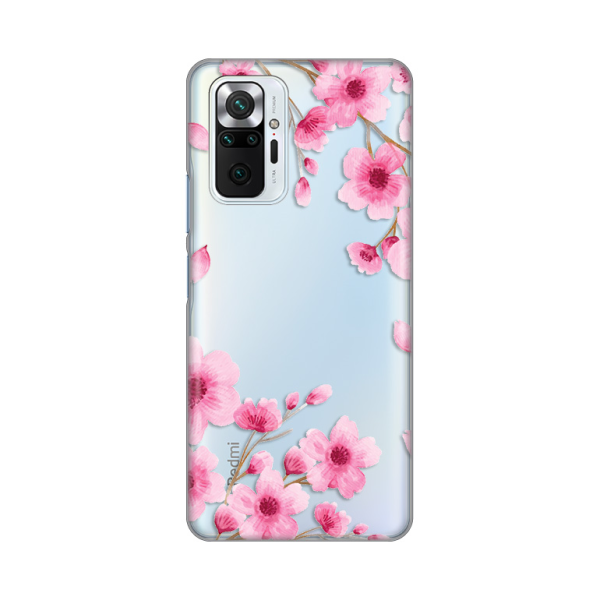 Torbica Silikonska Print Skin za Xiaomi Redmi Note 10 Pro/10 Pro Max Rose flowers