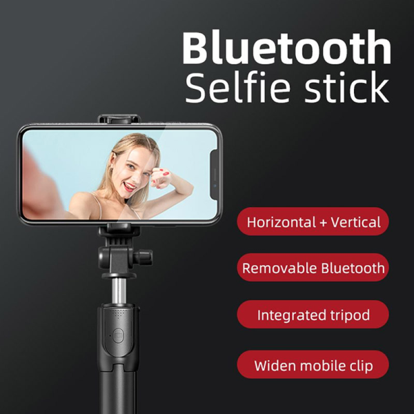 Selfie stick bluetooth sa stalkom R1 crni