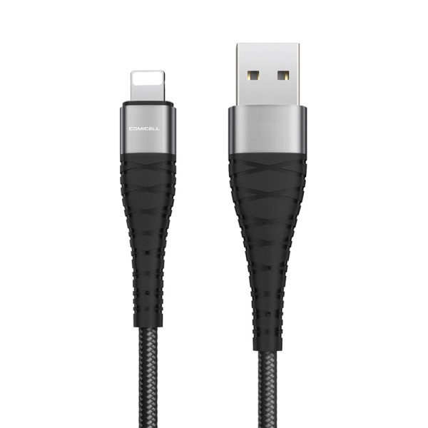 USB data kabal Comicell Superior CO-BX32 5A Lightning crni