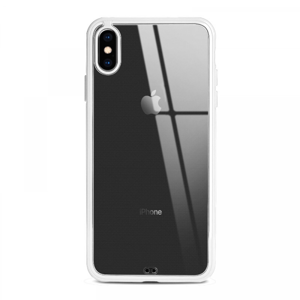 Maska Outline za iPhone XS Max bela.