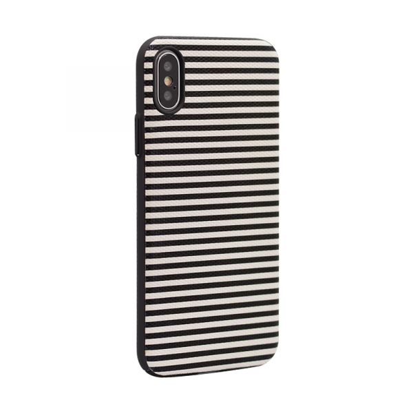 Maska Luo Stripes za iPhone X crna