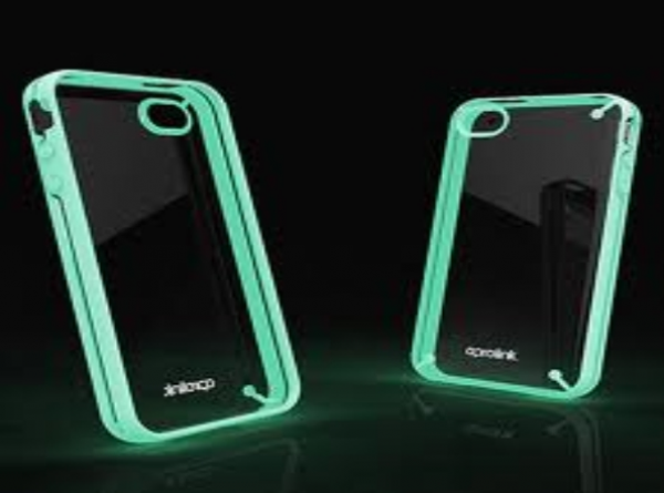 Maska Luminous za iPhone 4/4S glowing case zeleni