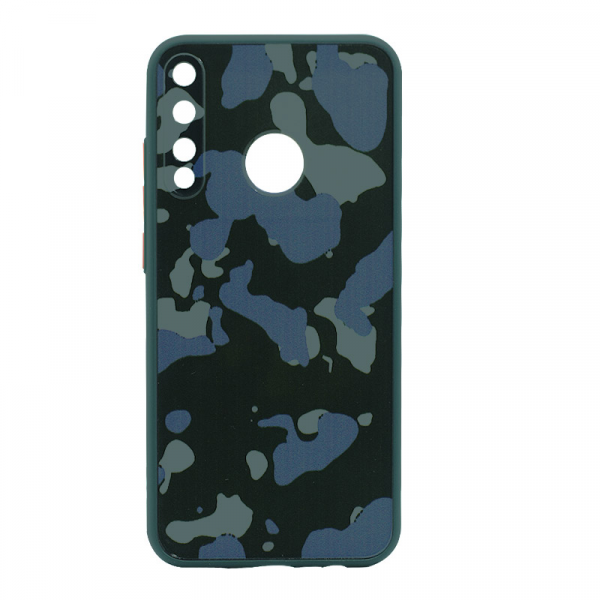 Maska PC Army Crystal za Huawei P40 Lite E/Y7p tamno zelena