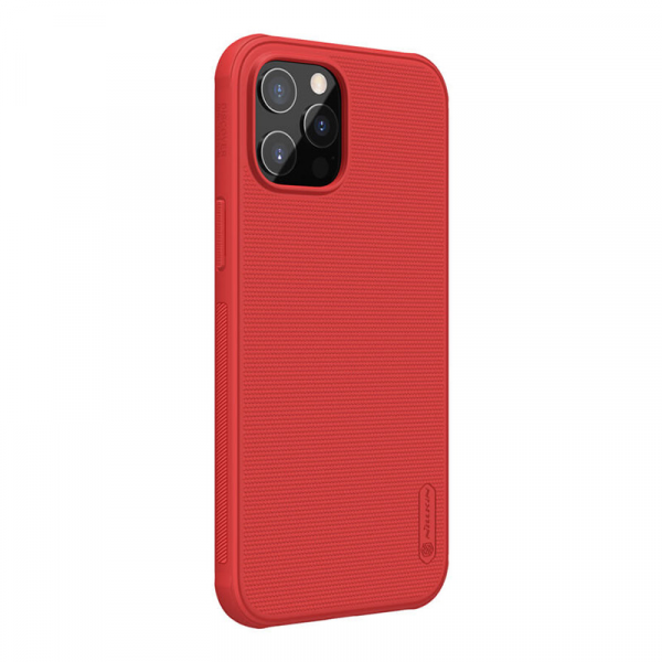 Maska Nillkin Super Frosted Shield Pro za iPhone 12 Pro Max (6.7) crveni