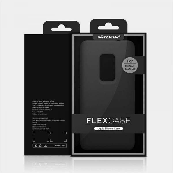 Maska Nillkin Flex pure za Huawei Mate 20 crni.