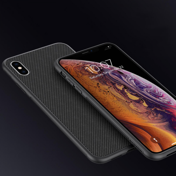 Maska Nillkin Textured za iPhone XS Max crni.