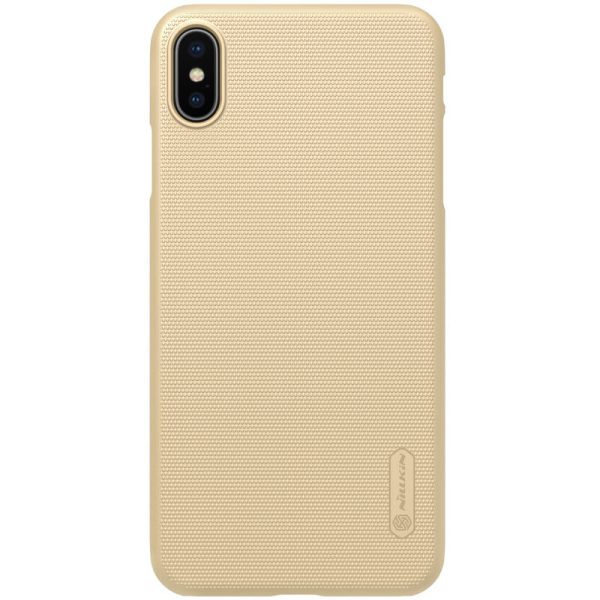 Maska Nillkin Super Frosted Shield za iPhone XS Max zlatni