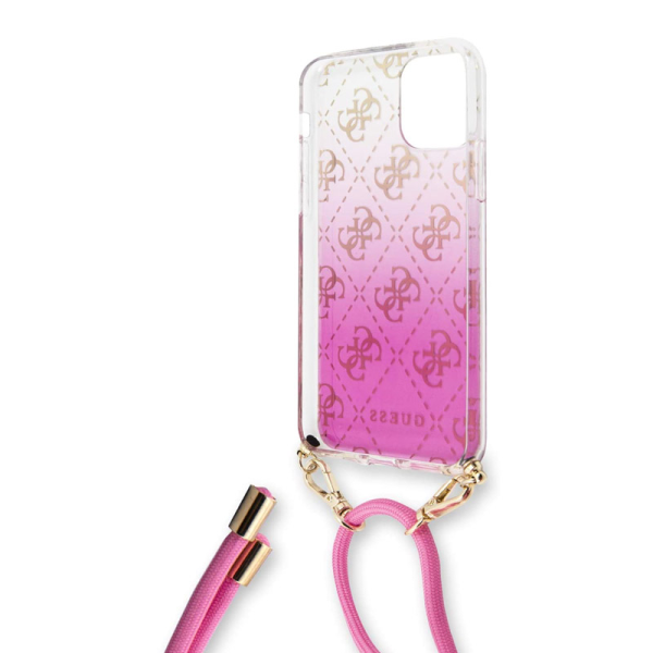 Maska Guess Faceplate za iPhone 11 Pro pink.