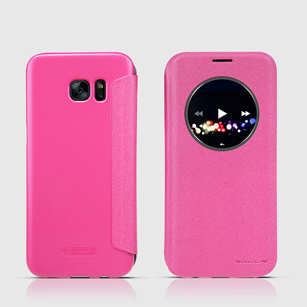 Maska na preklop Nillkin Sparkle za Samsung S7/G930 pink