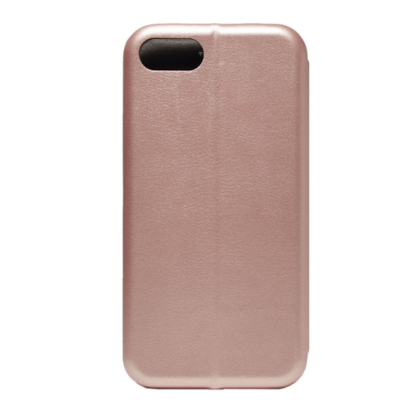 Maska na preklop Teracell Flip Premium za iPhone 7/8/SE (2020)/SE (2022) roze zlatni