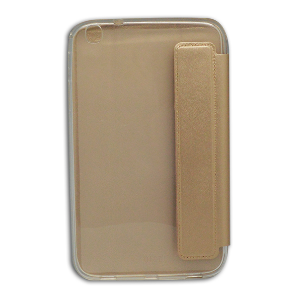 Maska na preklop Tablet Stripes za Samsung T210/Tab 3 7.0 zlatni.
