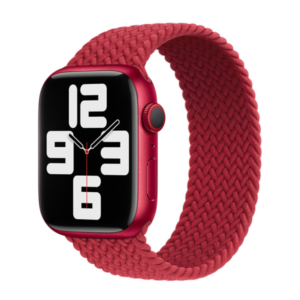 Apple Watch Braided Solo Loop red L 38/40/41mm