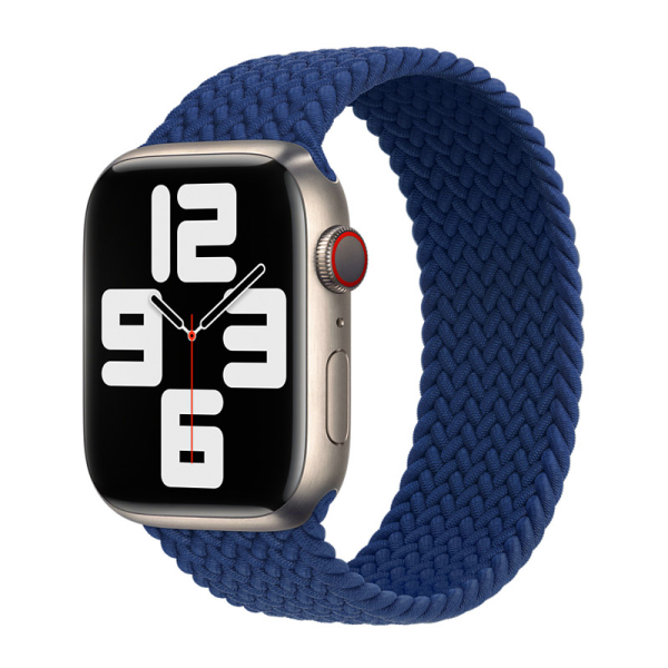 Apple Watch Braided Solo Loop blue L 38/40/41mm