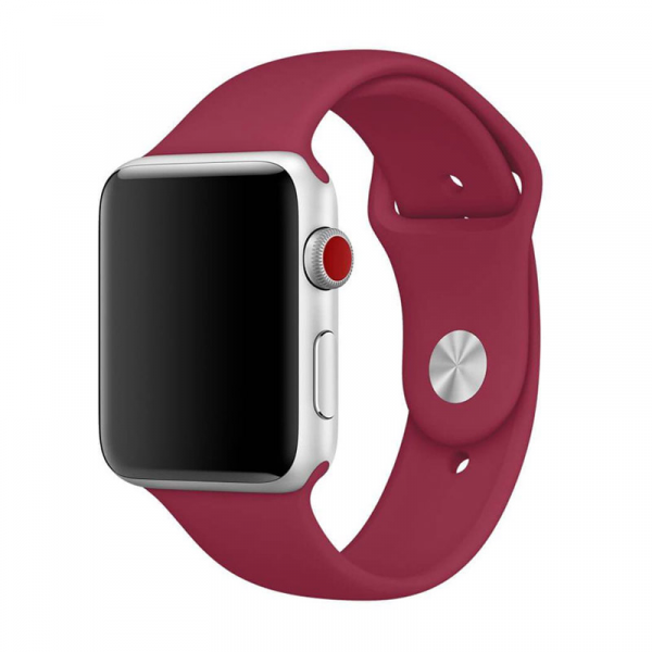 Apple Watch Silicone Strap rose red M/L 42/44/45mm