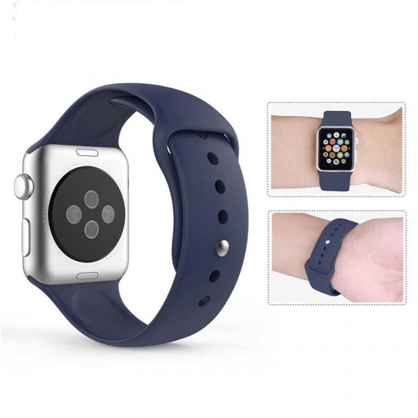 Apple Watch Silicone Strap navy blue S/M 38/40/41mm