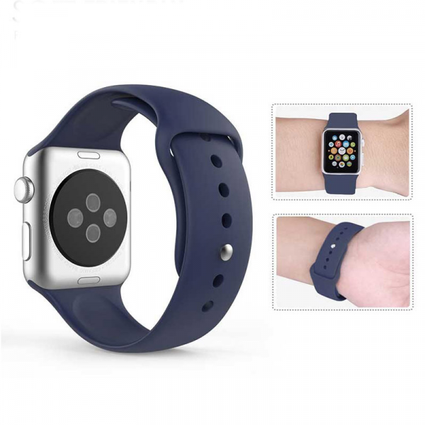 Apple Watch Silicone Strap black M/L 38/40/41mm