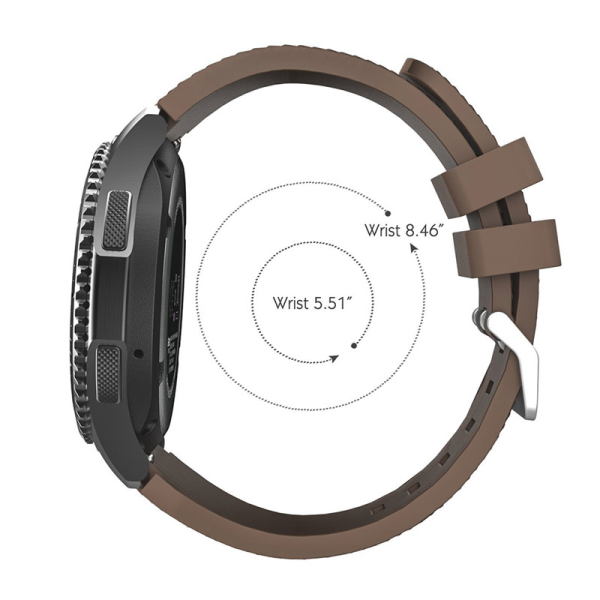 Silikonska narukvica za pametni sat siva 22mm