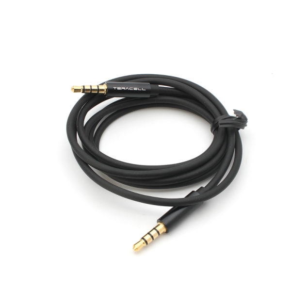 Audio kabl Teracell Aux 3.5mm crni 1.2m