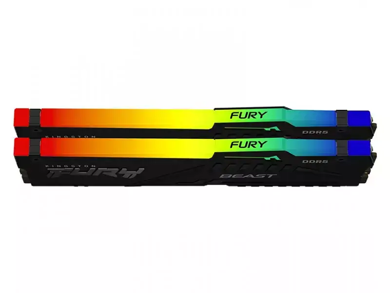 KINGSTON DIMM DDR5, 32GB (2X16GB KIT) 5600MT/S, FURY BEAST RGB EXPO (KF556C36BBEAK2-32)