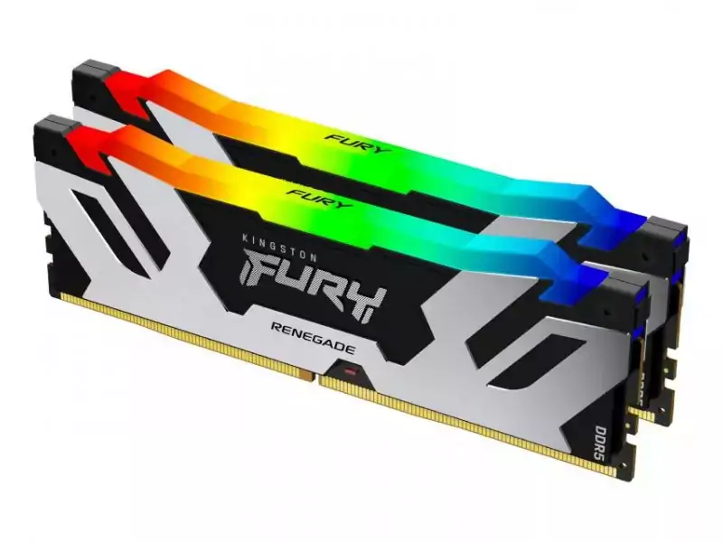 KINGSTON DIMM DDR5, 32GB (2X16GB KIT) 7200MT/S, FURY RENEGADE RGB (KF572C38RSAK2-32)