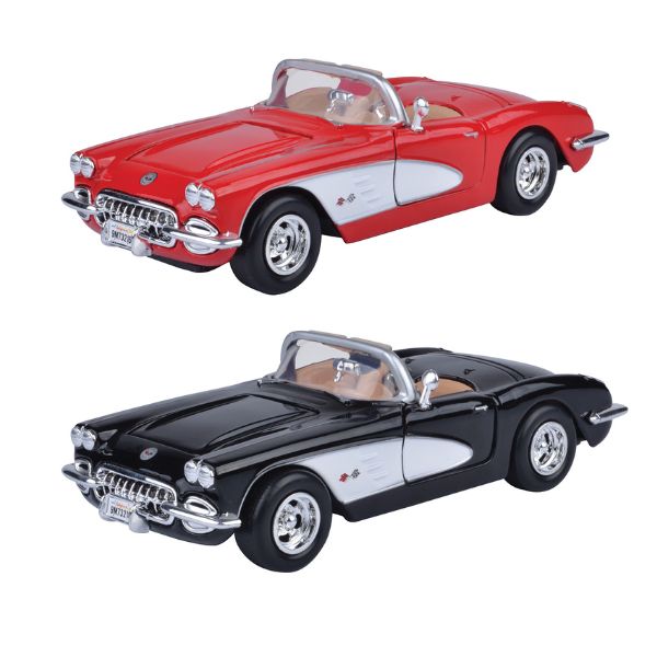 Metalni auto CORVETTE 1959, 1:24, Motormax