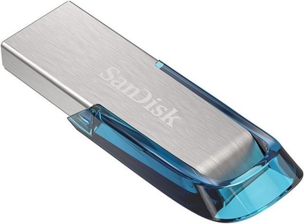 USB FD 64GB SanDisk Ultra Flair Tropical Blue