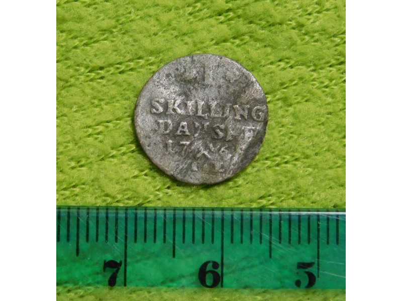 1 Skilling - Frederik V - 1761/65 TL