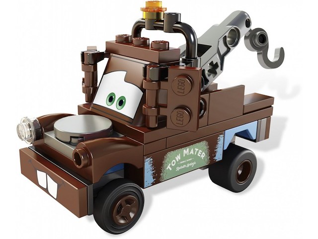 LEGO Cars figura - Tow Mater - Eyes Looking Straight