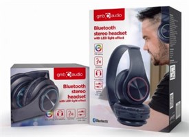 SLUŠALICE BLUETOOTH LED