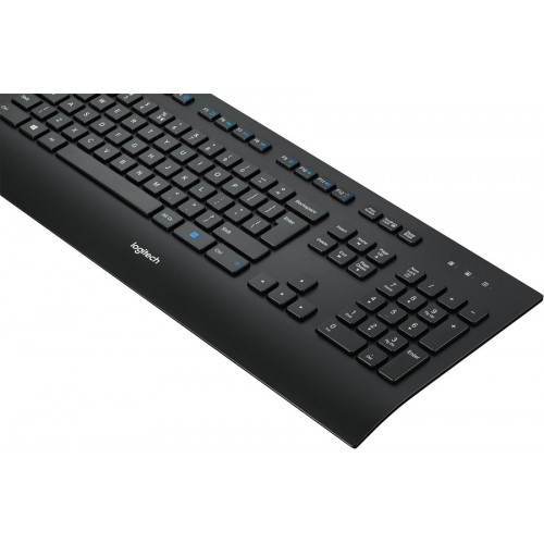 Logitech K280e Keyboard for Business US, Black, USB