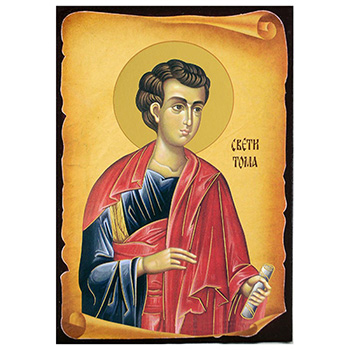 Ikona Sveti apostol Toma 16x11cm