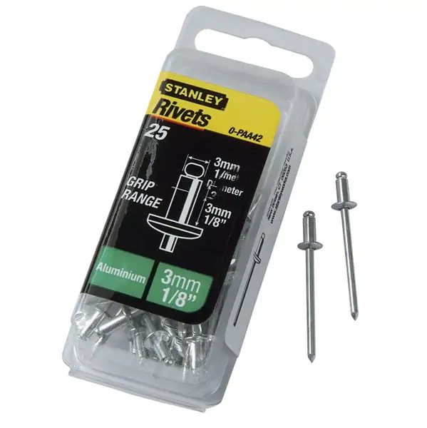 Stanley 1-PAA42T Aluminijumske nitne 3x3 mm - 25kom