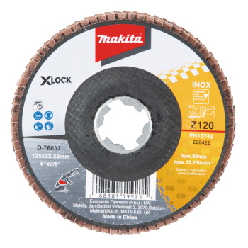 Makita lamelarni disk od staklenih vlakna X-LOCK Z120 D-76037