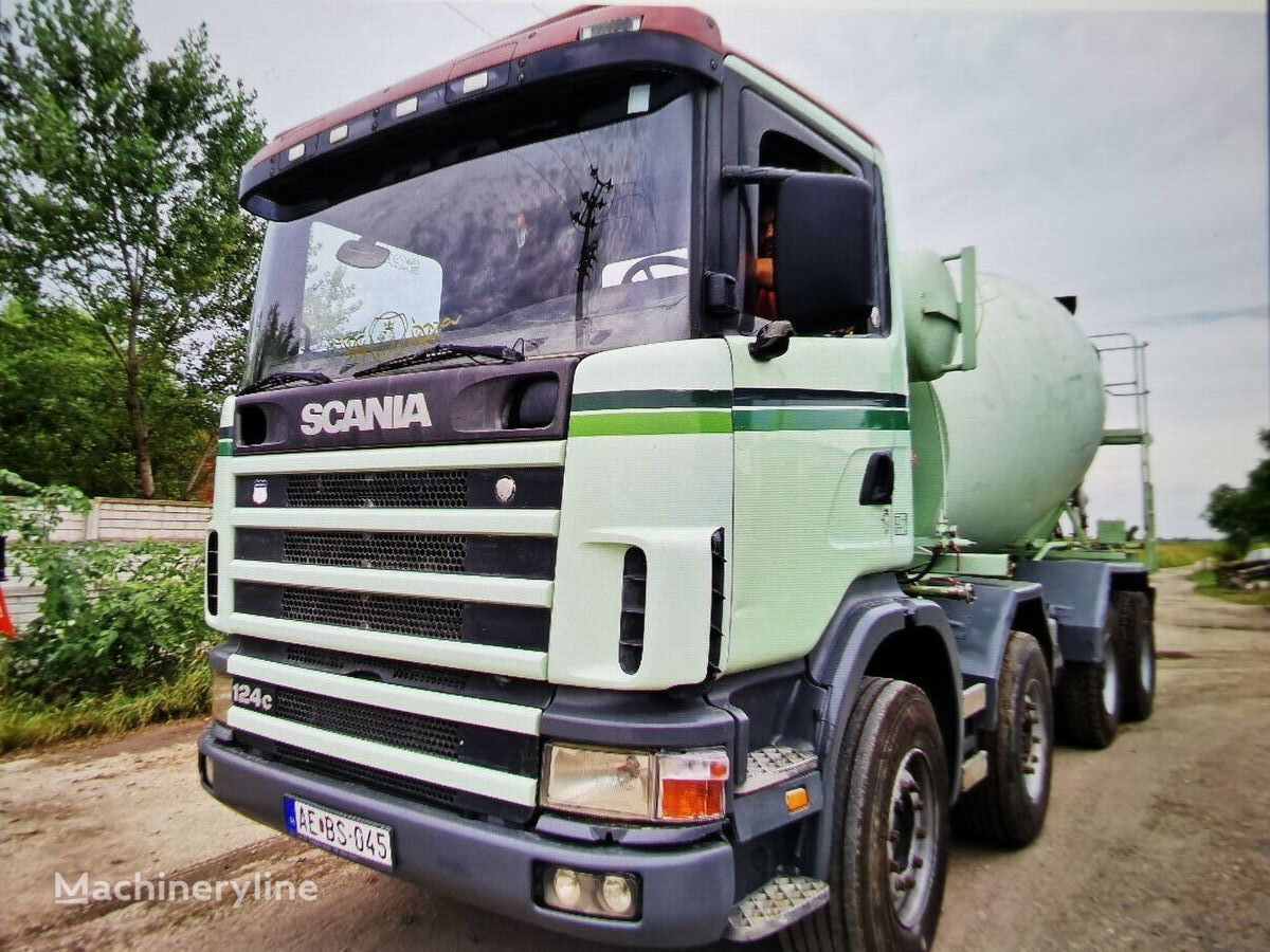 Scania 124 420 kamion s mešalicom za beton