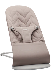 Baby Bjorn bouncer pamučni Woven Sand grey - svetlo sivi ram