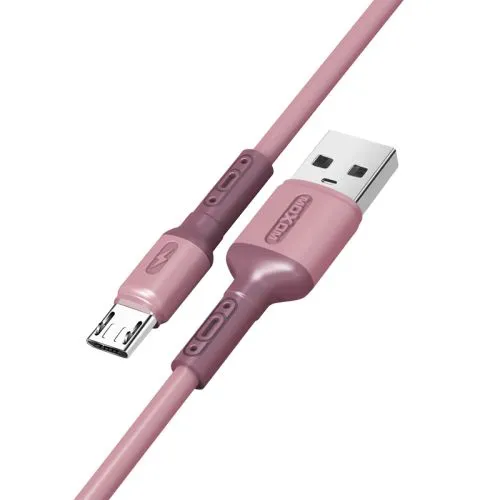 USB data kabl MOXOM MX-CB53 MICRO roze (MS)