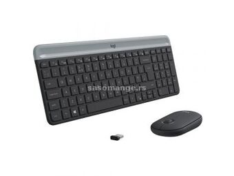 Logitech MK470 (920-009264) YU komplet bežicna tastatura+bežicni opticki miš crni