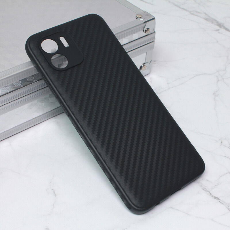 Maskica Carbon fiber za Xiaomi Redmi A1/A2 crna