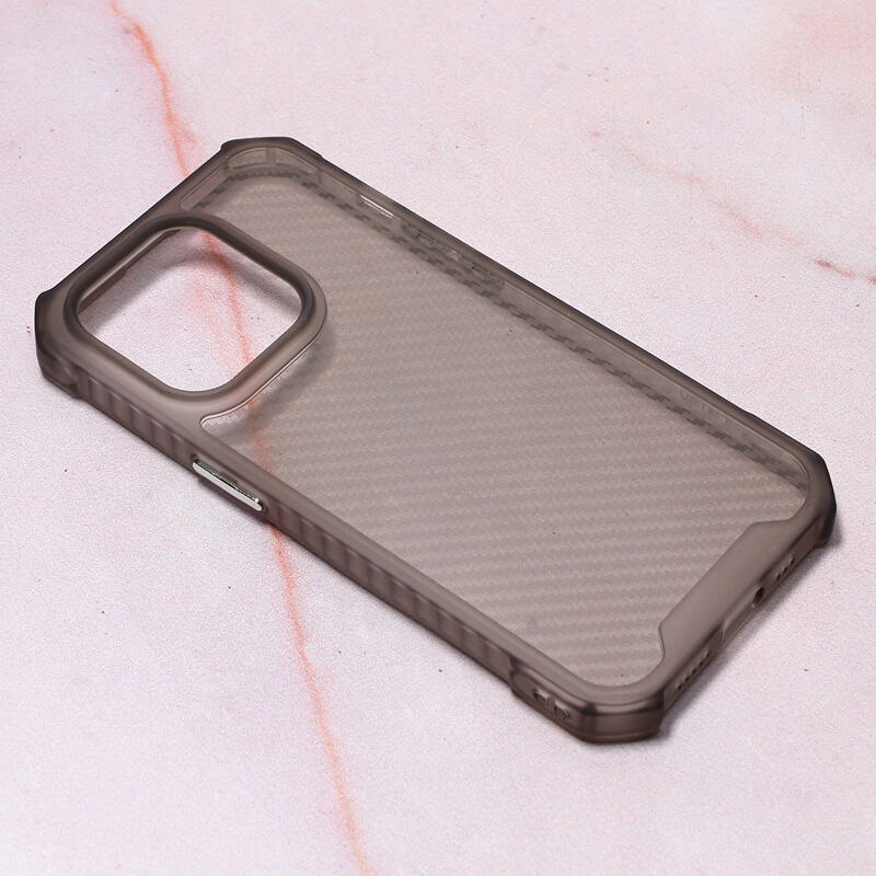 Maskica Carbon Crystal za iPhone 14 Pro 6.1 crna