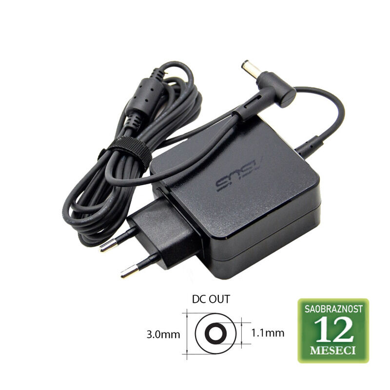 ASUS 19V-2.37A ( 3.0 * 1.1 ) ADP-45BWA 45W LAPTOP ADAPTER