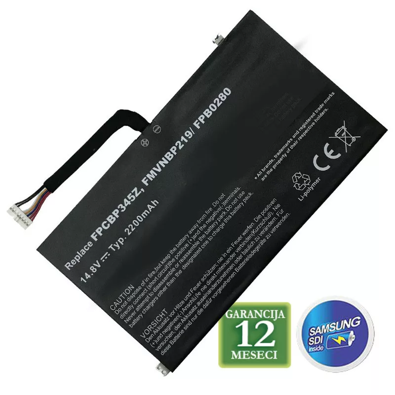 Baterija za laptop FUJITSU UH572 / BP345Z 14.8V 42Wh