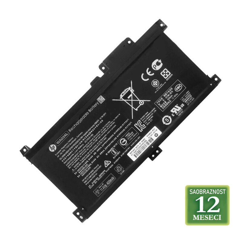 Baterija za laptop HP Pavilion X360 15-BR serija / WA03XL 11.4V 48Wh / 4212mAh